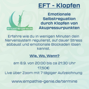 How to: EFT Tapping Klopfen - Empathie Genie!